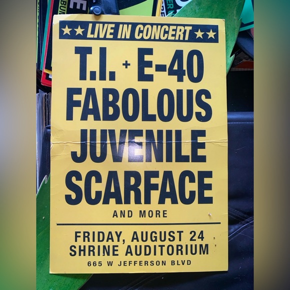 e40 | Art | The Image Is A Concert Advertisement Poster From The Past ...